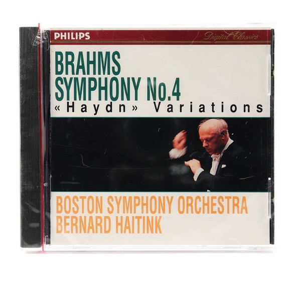 Media | Brahms Symphony No 4 Haydn Variations Boston Orchestra Haitink Cd 1994 New | Poshmark